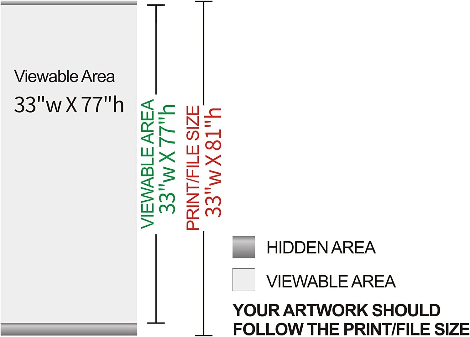 Pull Up Banner Sizes In Inches