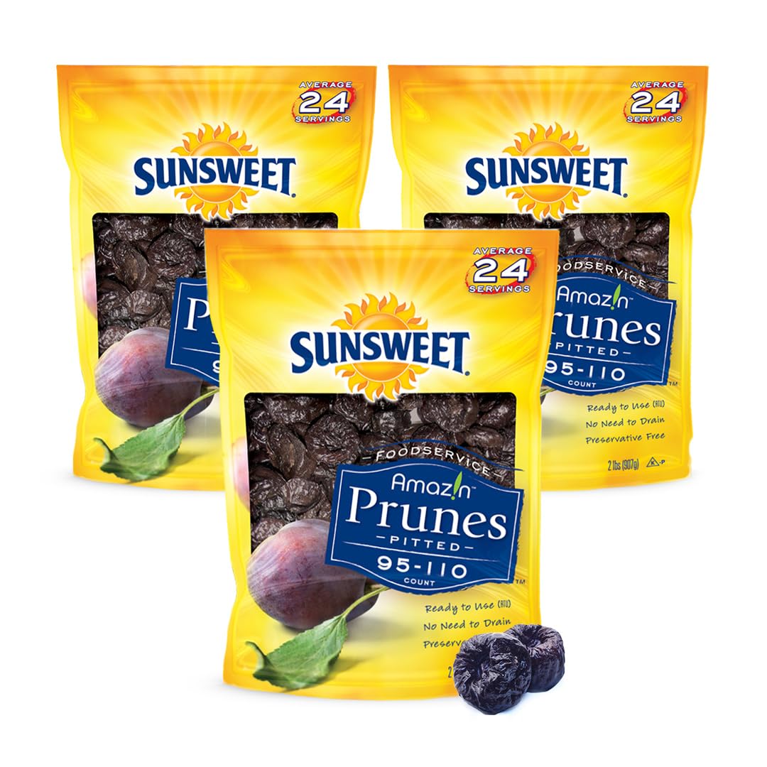 Sunsweet Amazin Pitted Prunes Dried Prunes Pitted Unsweetened Gluten ...