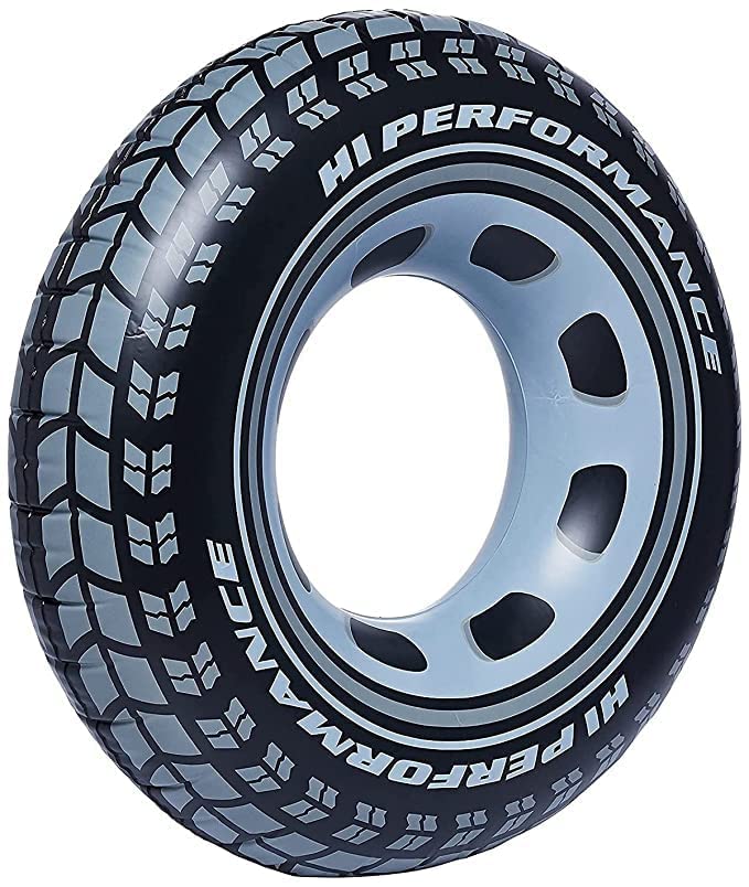 Buy KINDRED Swimming Pool Tube Big Size Tyre Wheel Swimming Inflatable ...