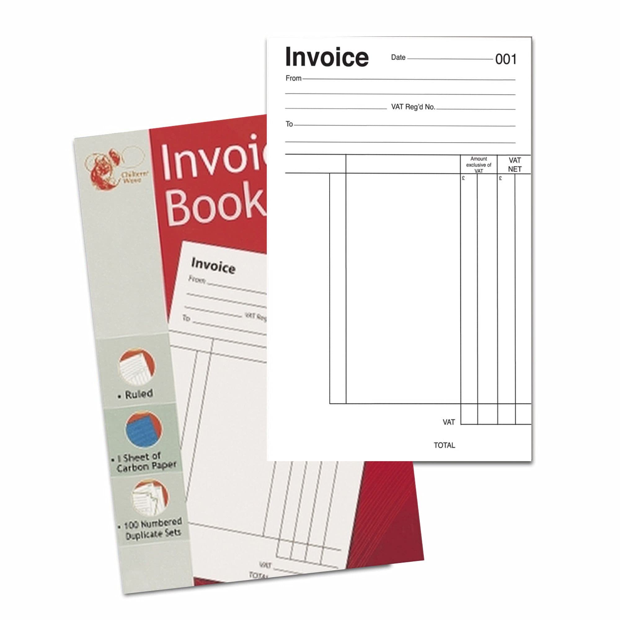 Buy Invoice Book Receipt Book Duplicate Booklet 1 to 100 and Blue ...