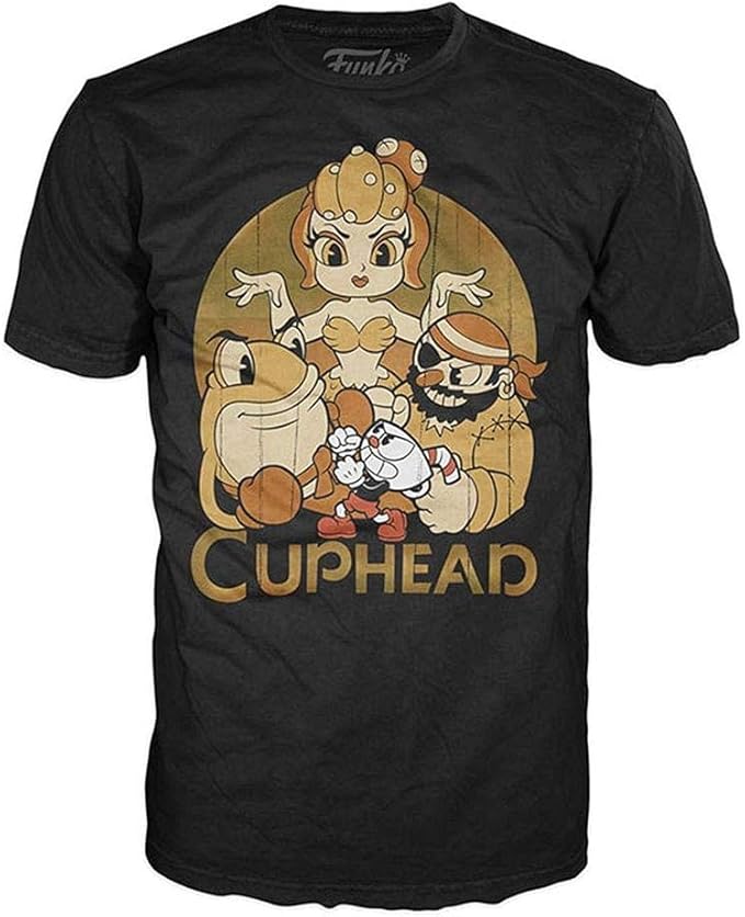Cuphead Pop! Tees "Cuphead and Bosses" Men's T-Shirt: 2XL : Amazon.ca ...