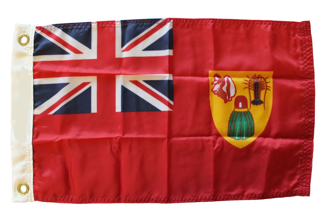 Amazon.com : Turks and Caicos (Red Ensign) - 12 in x 18 in Nylon World ...