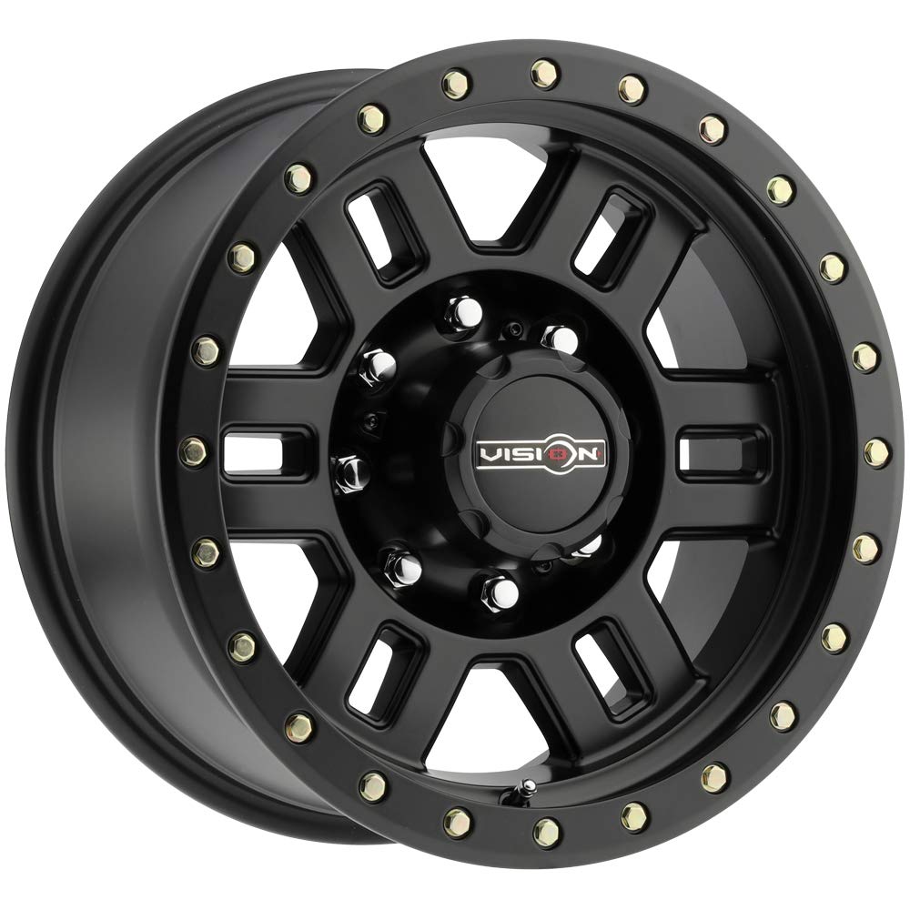 Amazon.com: Vision 398 Manx 17X8.5 8x170 +0mm Matte Black Wheel Rim ...