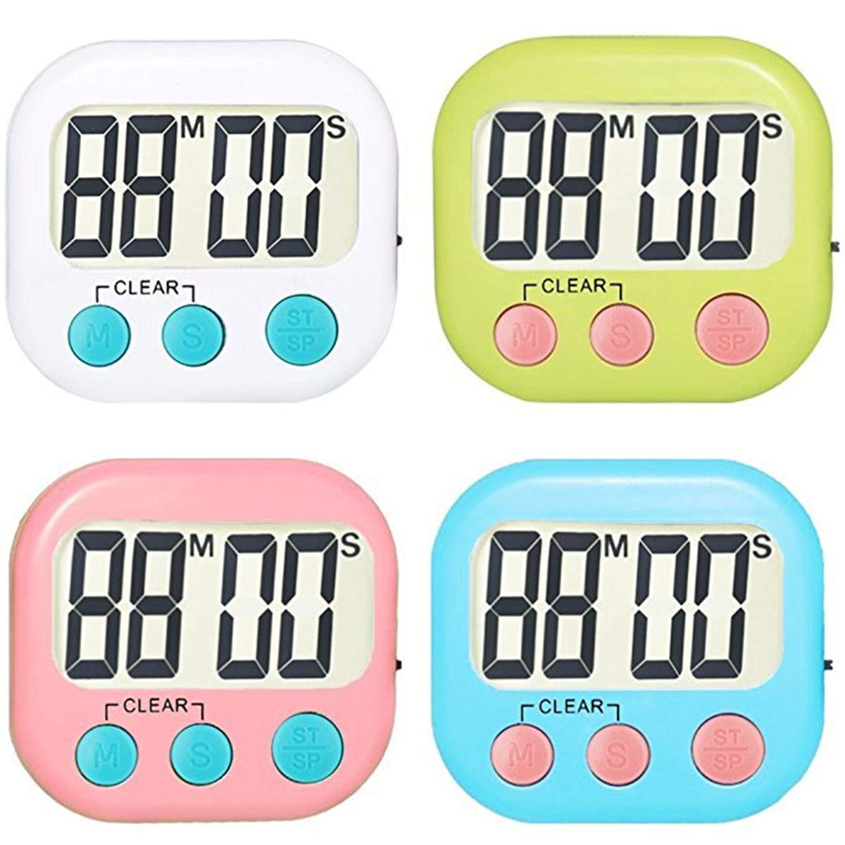 Small Digital Clock Magnet
