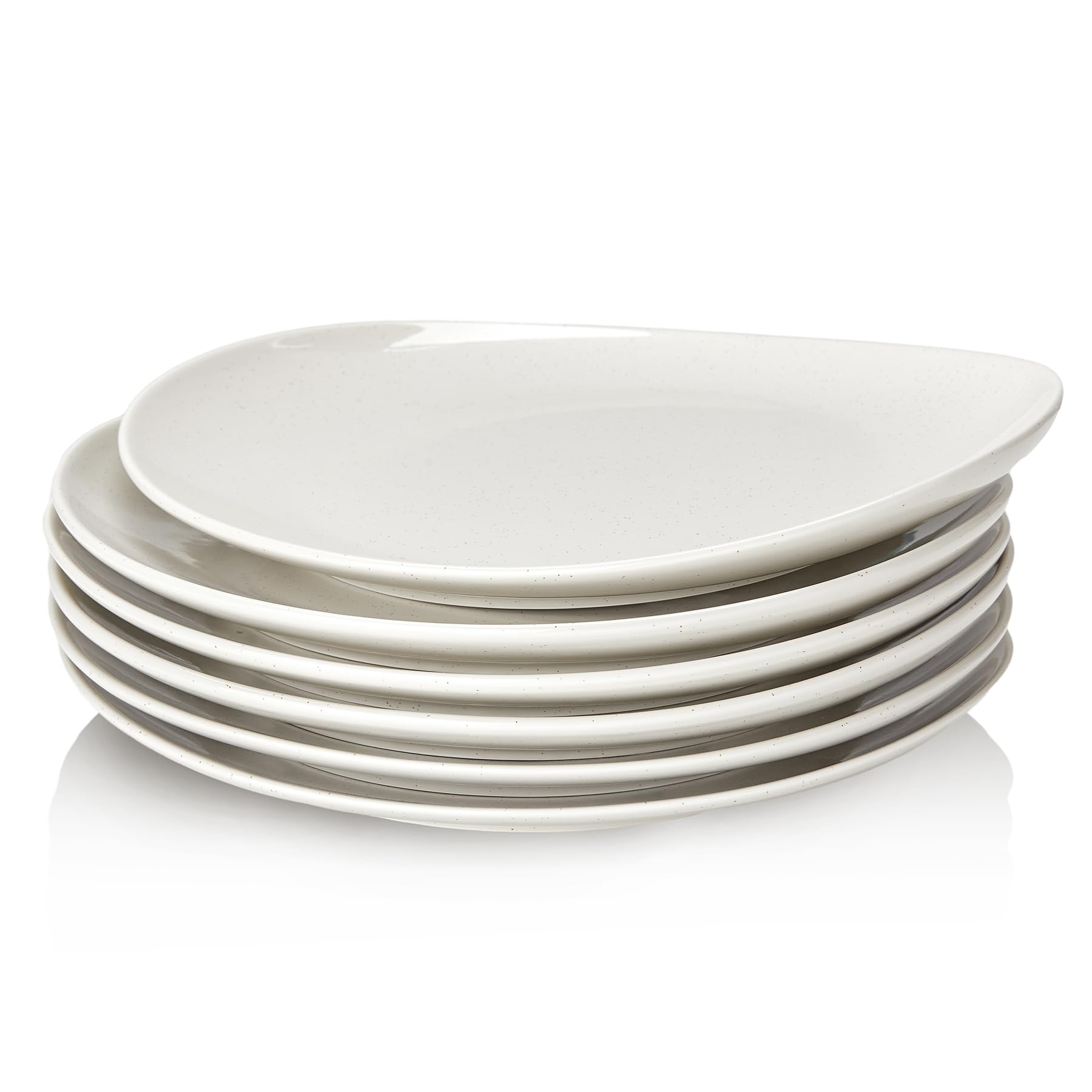 Amazon.com | Sweese Porcelain 11 Inch Dinner Plates Set of 6 - Grey ...