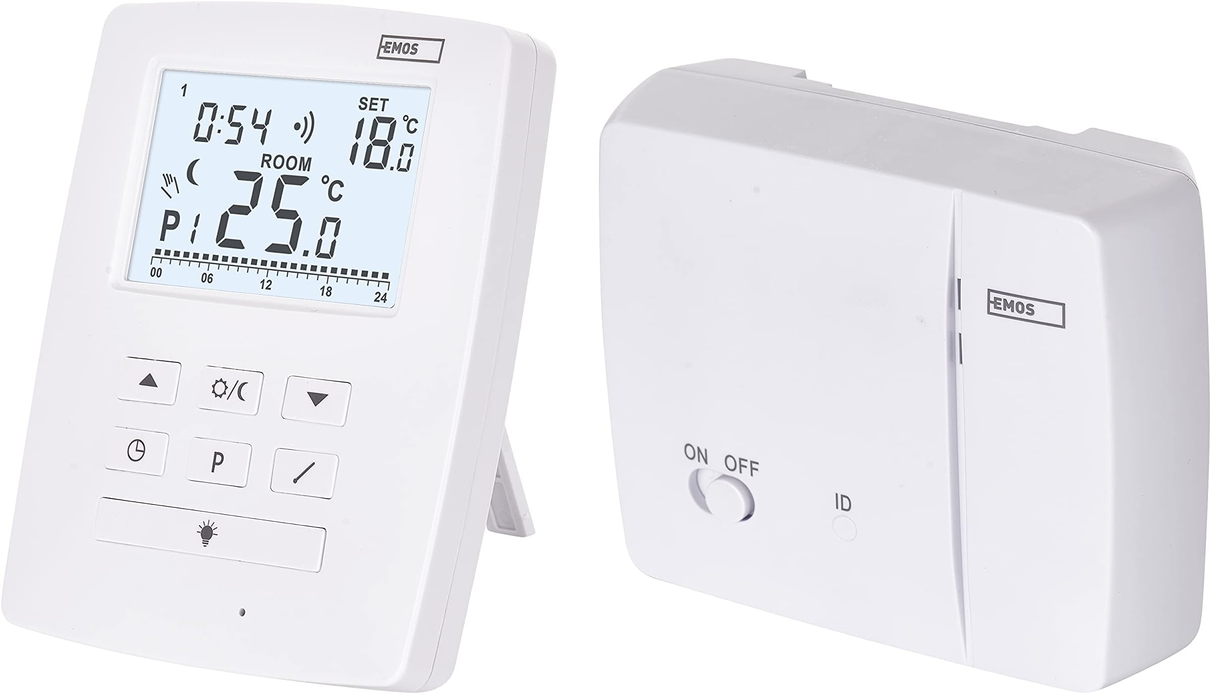 EMOS digitaler Raumthermostat, programmierbarer Wandthermostat für ...