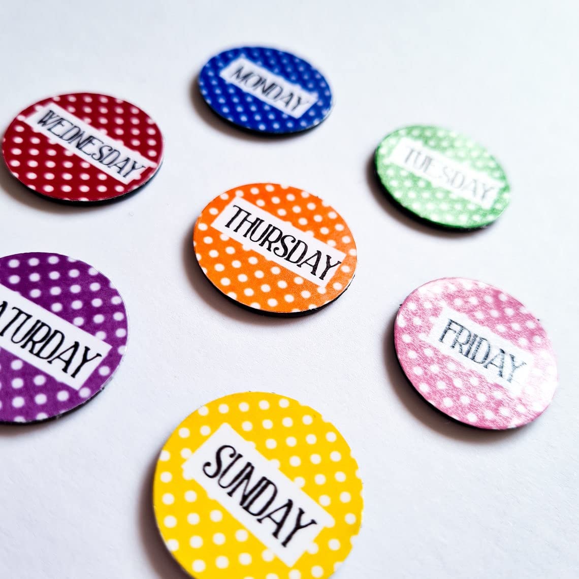 Days Of The Week Magnets Planner Accessories Kids Reward Chart ...