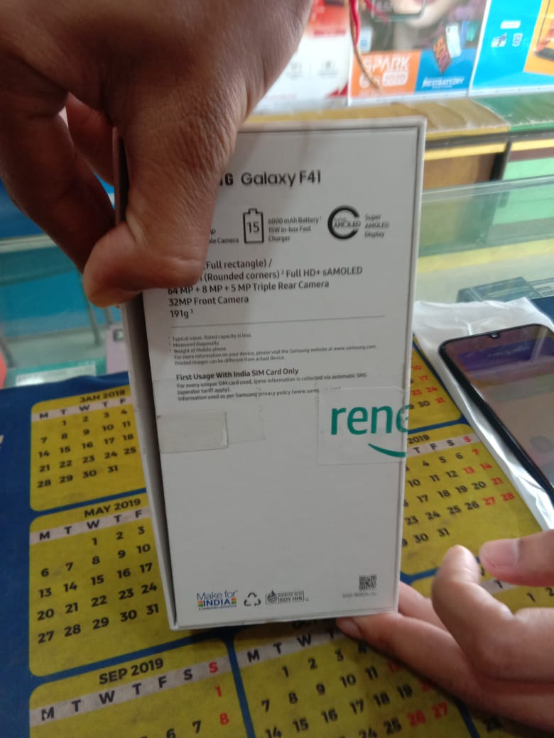 (Renewed) Samsung Galaxy F41 (Fusion Green, 6GB RAM, 128GB Storage ...