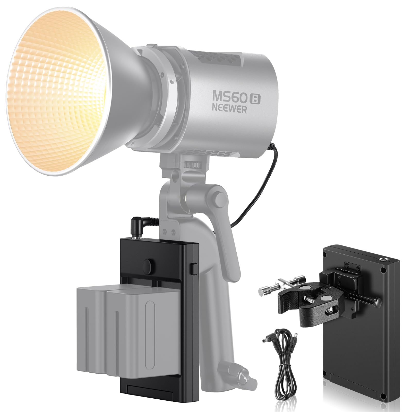 Amazon.com : NEEWER NP-F Battery to V Mount Battery Converter Adapter ...