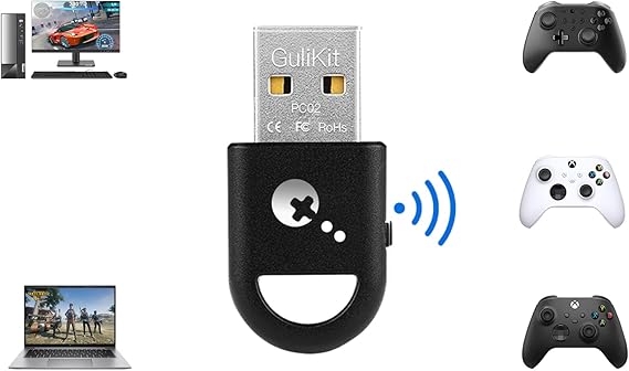GuliKit Wireless Adapter for PC,Compatible with Xbox Series Controller ...