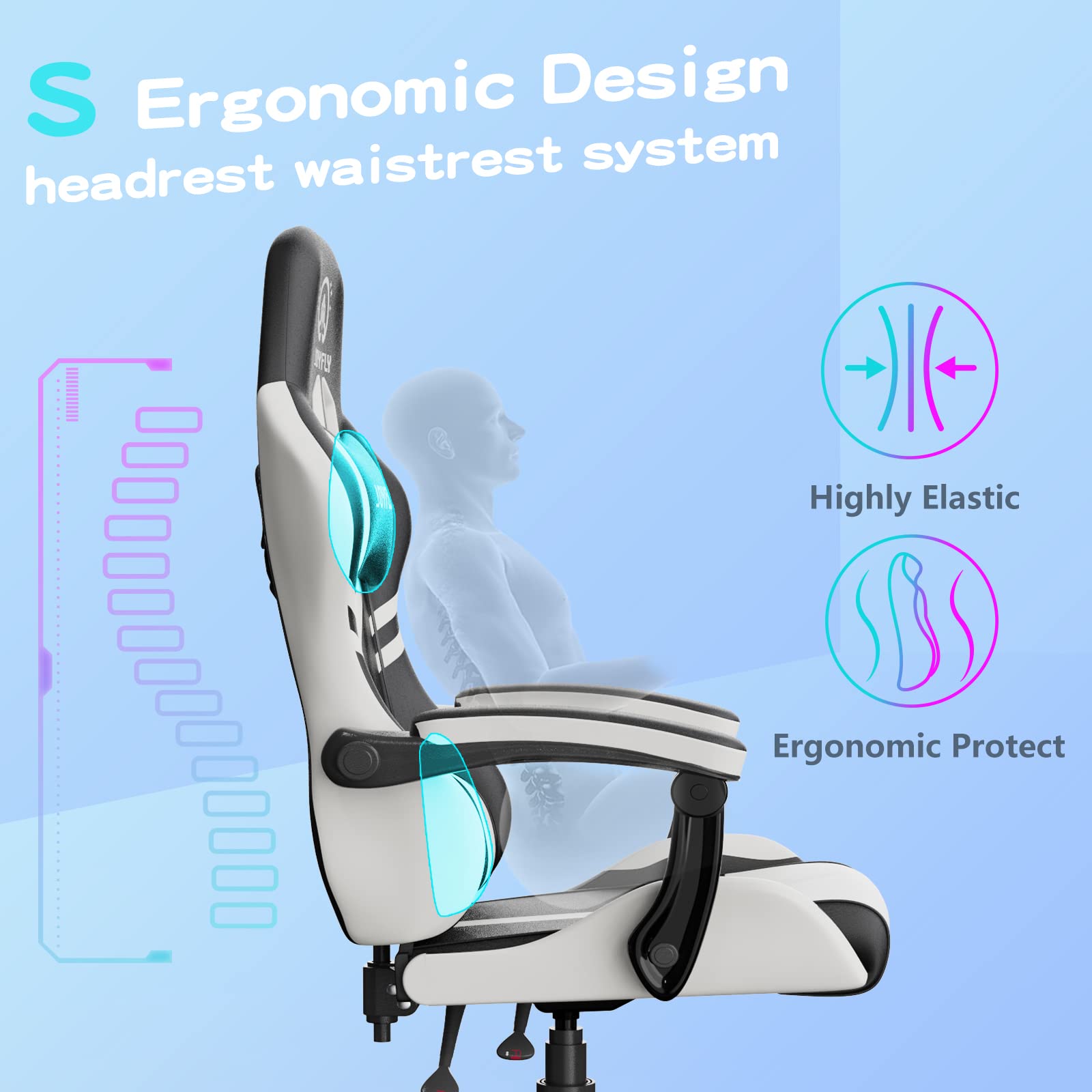 Snapklik.com : JOYFLY Gaming Chair, Gaming Chair Gamer Chair For ...