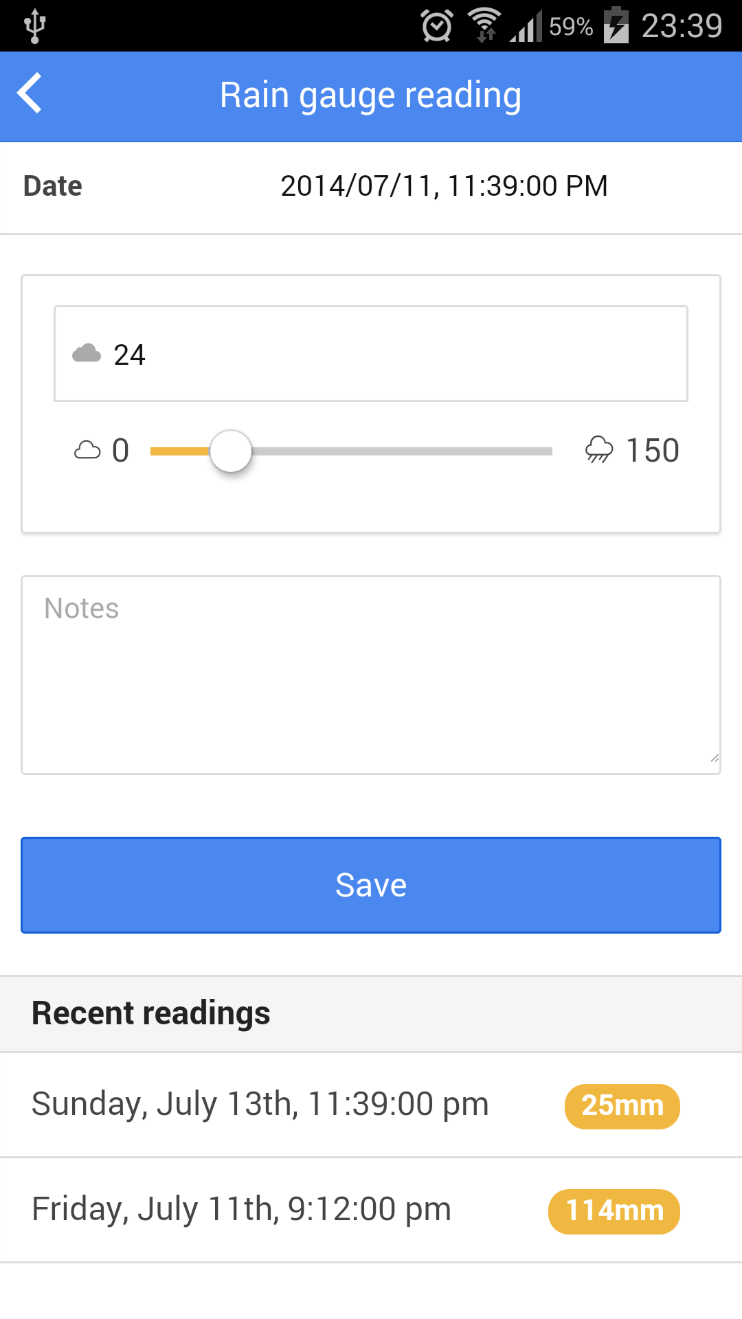 Rainlogger-free - App on Amazon Appstore