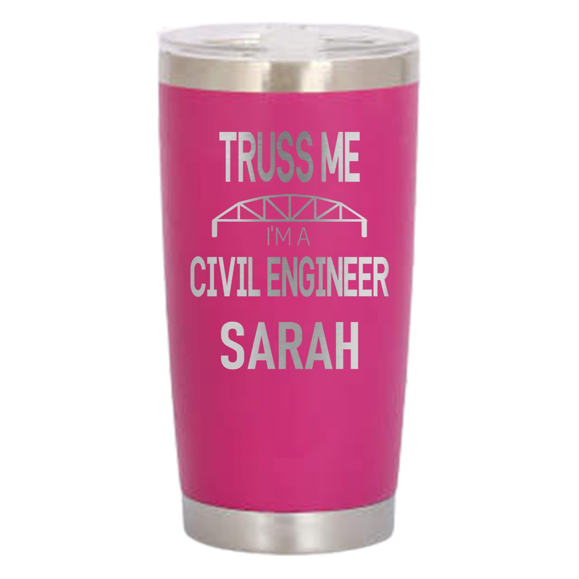 Amazon.com: Personalized Civil Engineer Tumbler, Gift for Dad ...