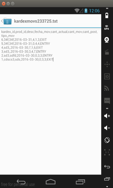 Inventory/Kardex Control:Amazon.co.uk:Appstore for Android
