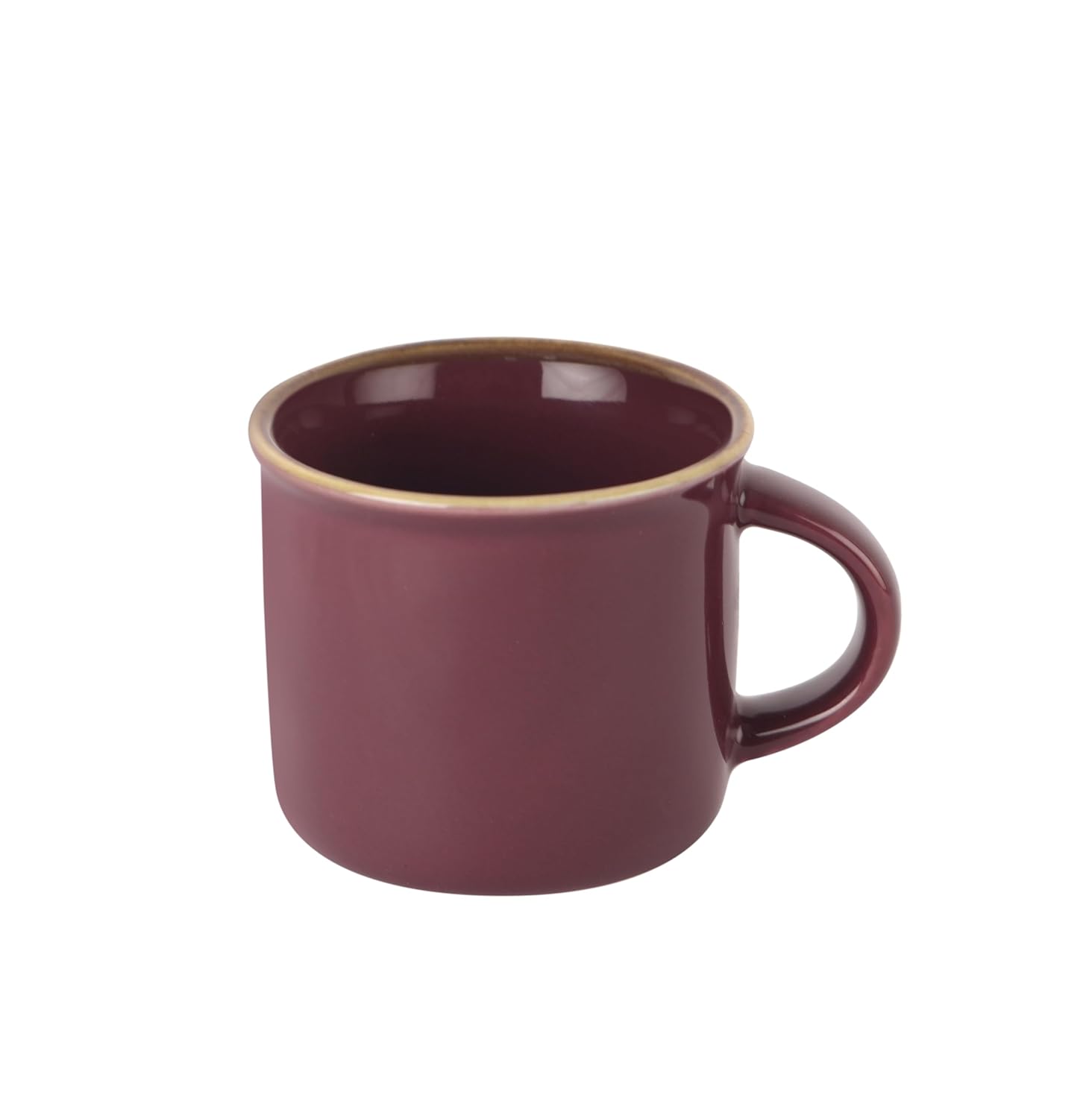 CELLO Estella Nexus Color Royale Plain Mug Set of 6, 90ml, Purple ...