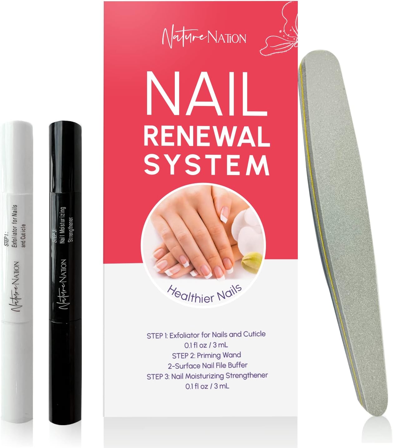 Amazon.com : 2Pcs Cracked Nail Repair, Nail Strengthener For Damaged ...