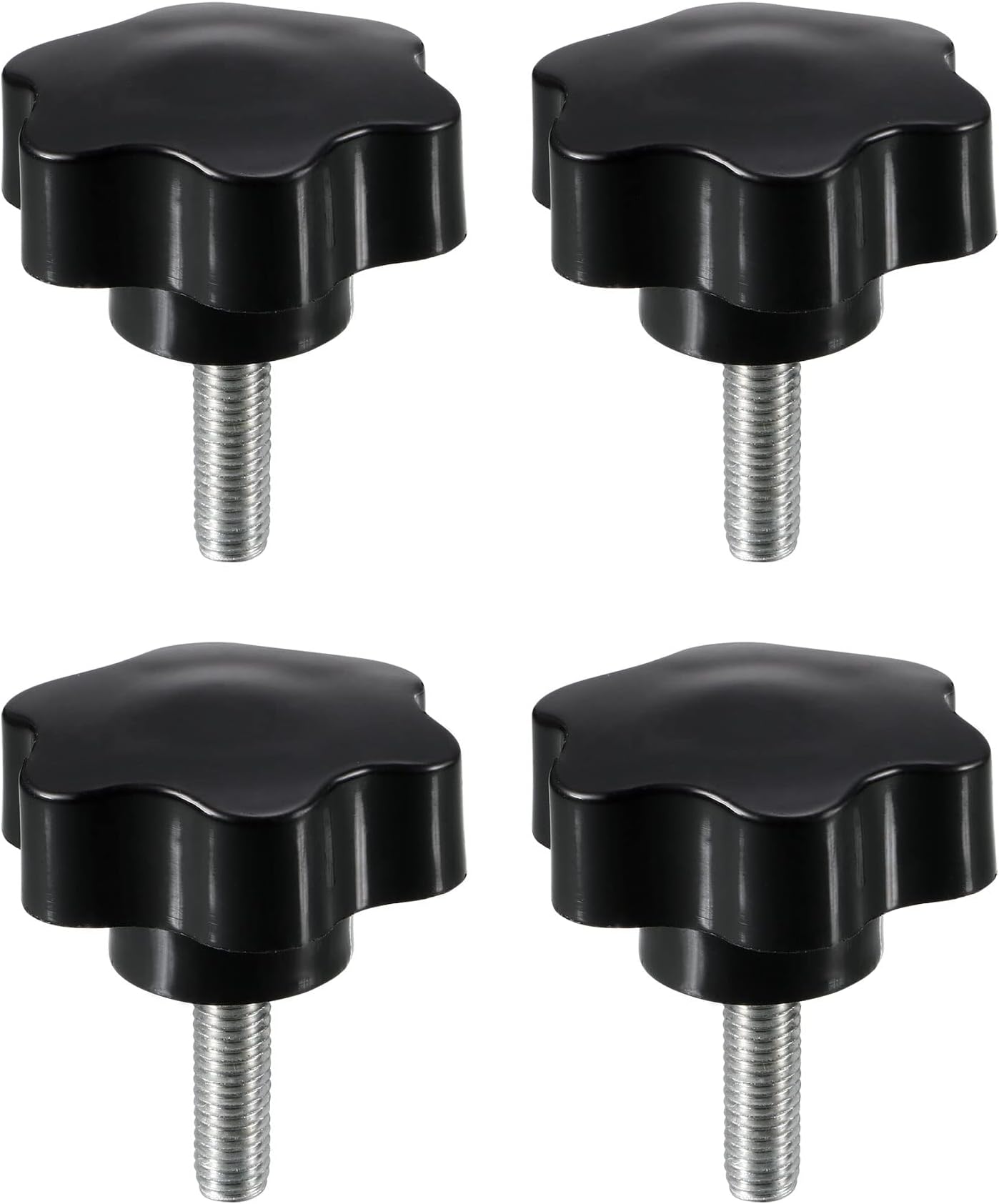 Amazon.com: uxcell Clamping Screw Knob, 47mm Dia Plum Hex Shaped Grips ...