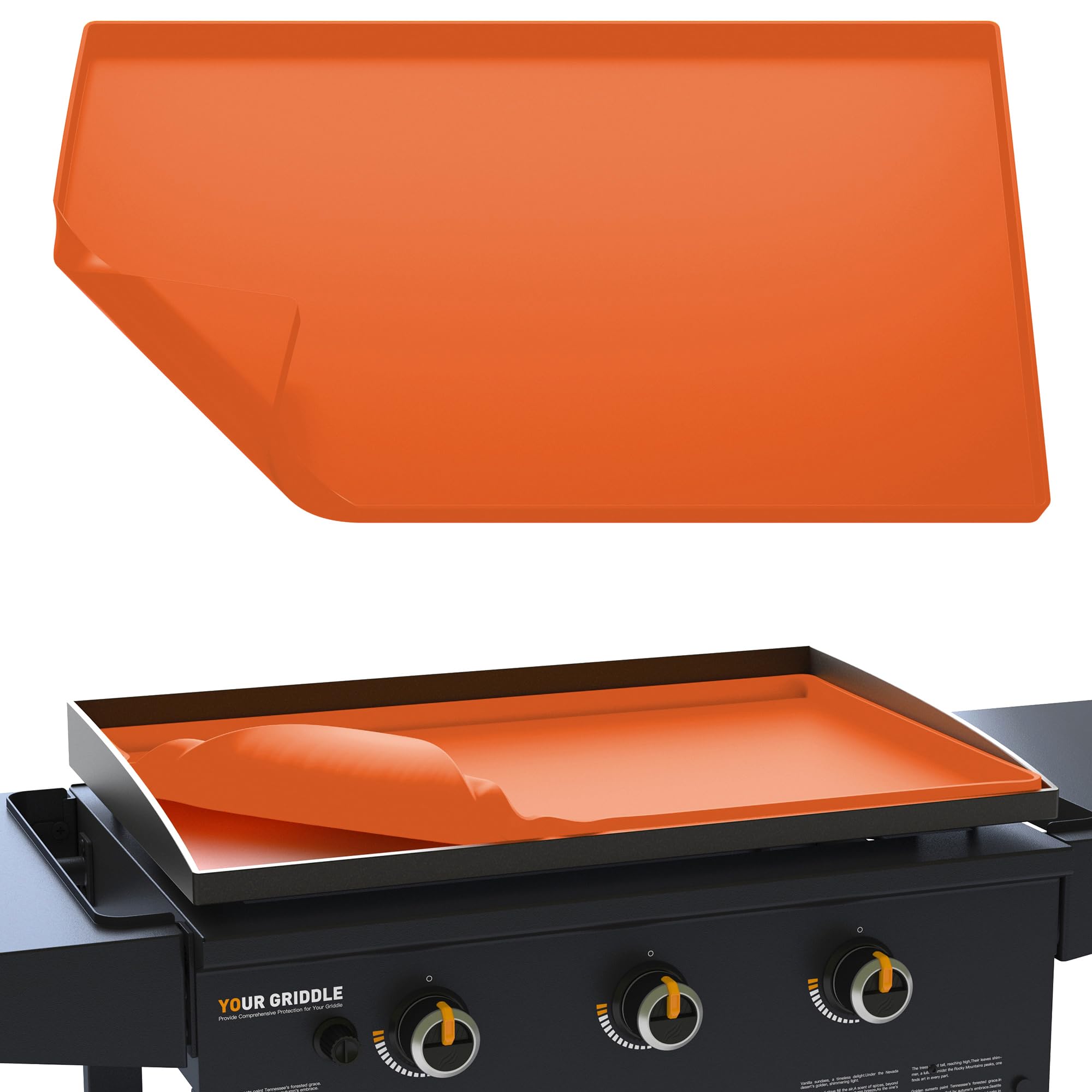 Amazon.com: 28'' Griddle Silicone Mat Cover for Blackstone 28 Inch Gas ...