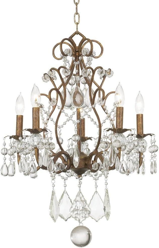 Vienna Full Spectrum Jolie Bronze Small Chandelier Lighting 19 1/2 ...