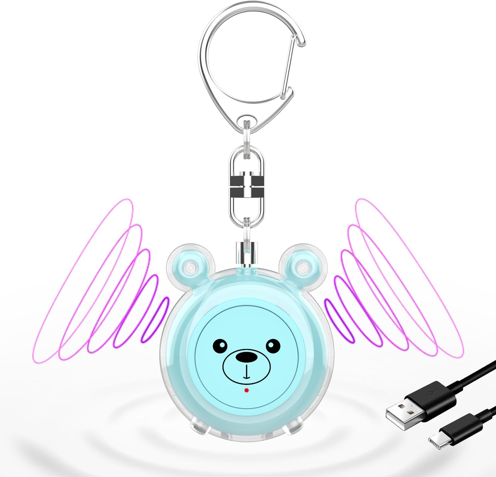 Amazon.co.jp: Yasoku 防犯ブザー 130dB 大音量【2025最新型改良・増強版】防犯アラーム USB充電式 2灯のLEDライト 防水 防犯ベル 携帯便利 光る防犯ベル ...
