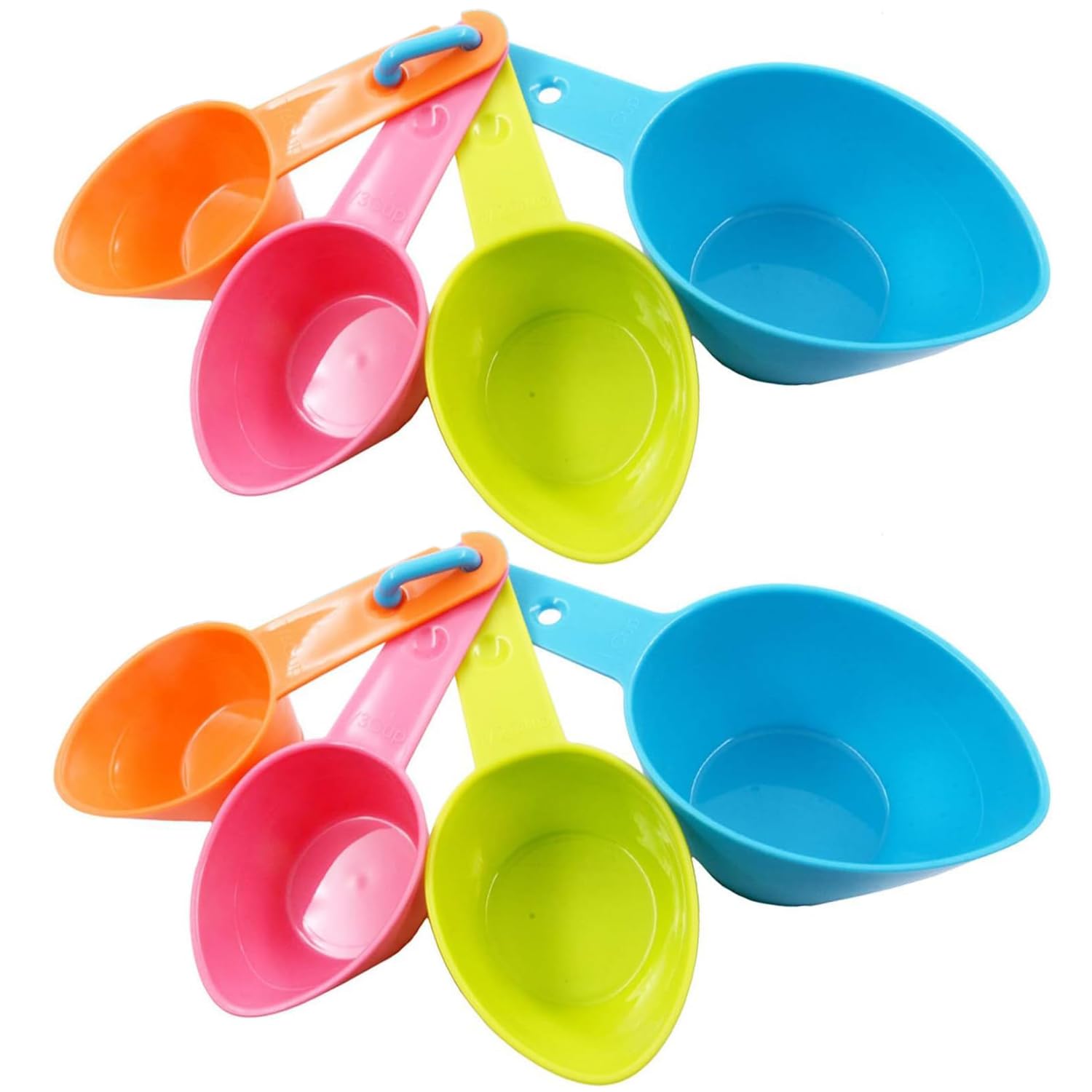 Snapklik.com : HINMAY Pet Food Scoops Plastic Measuring Cups Set For ...
