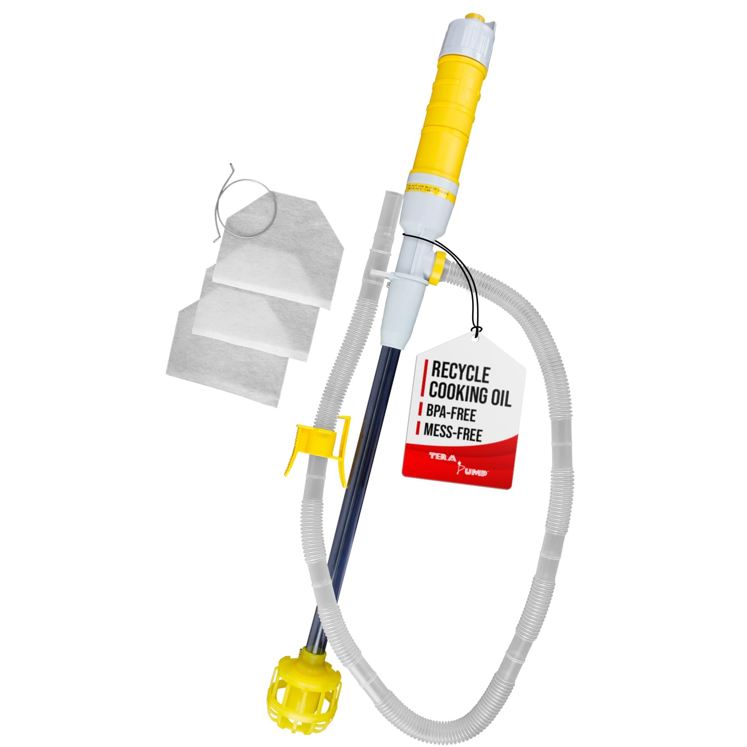 Amazon.com: TERA PUMP Recycle Reuse Cooking Oil Transfer Pump (BPA Free ...