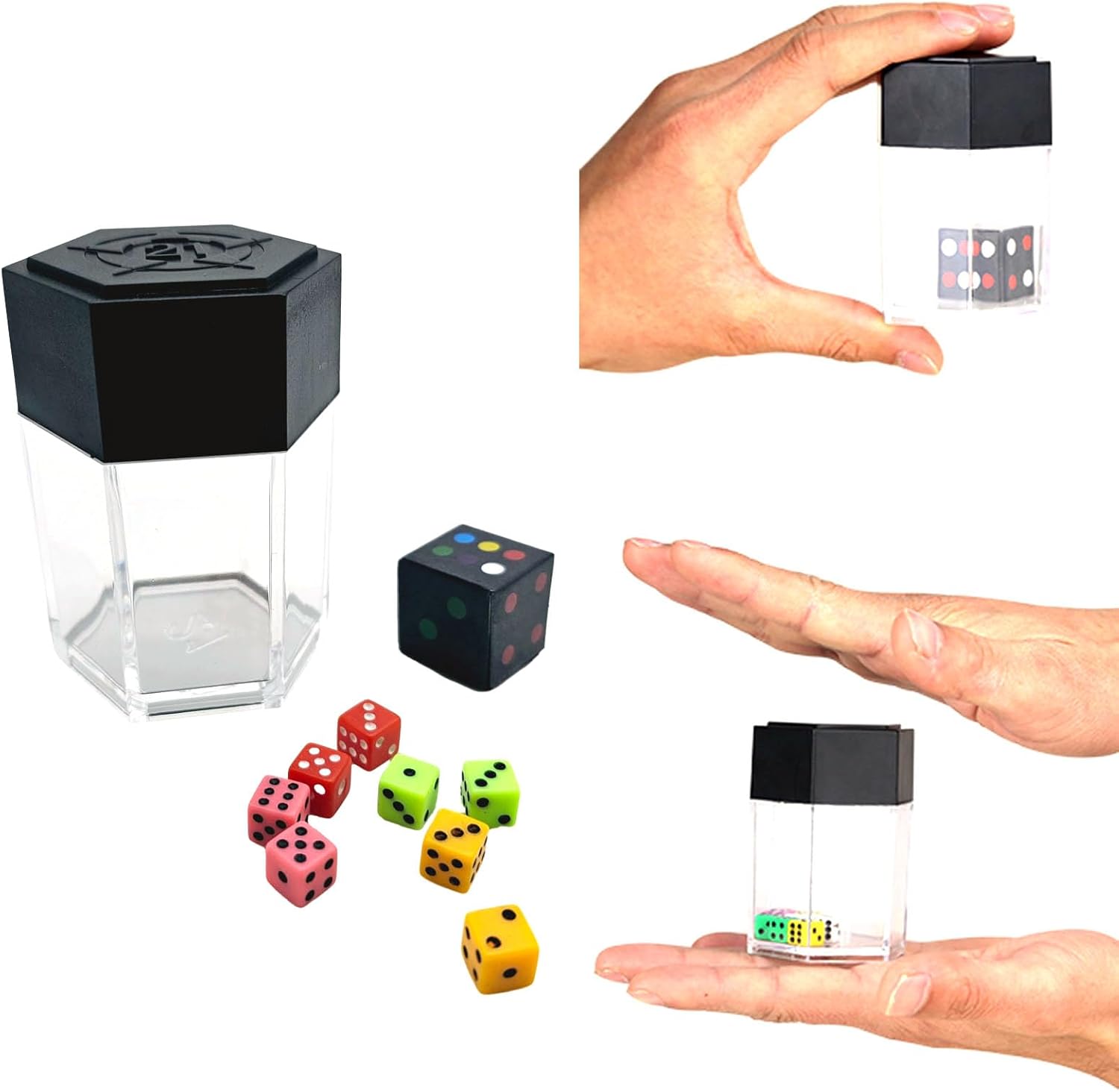 Amazon.com: sumrica Magic Exploding Dice Set (3 Pack) – Color-Changing ...