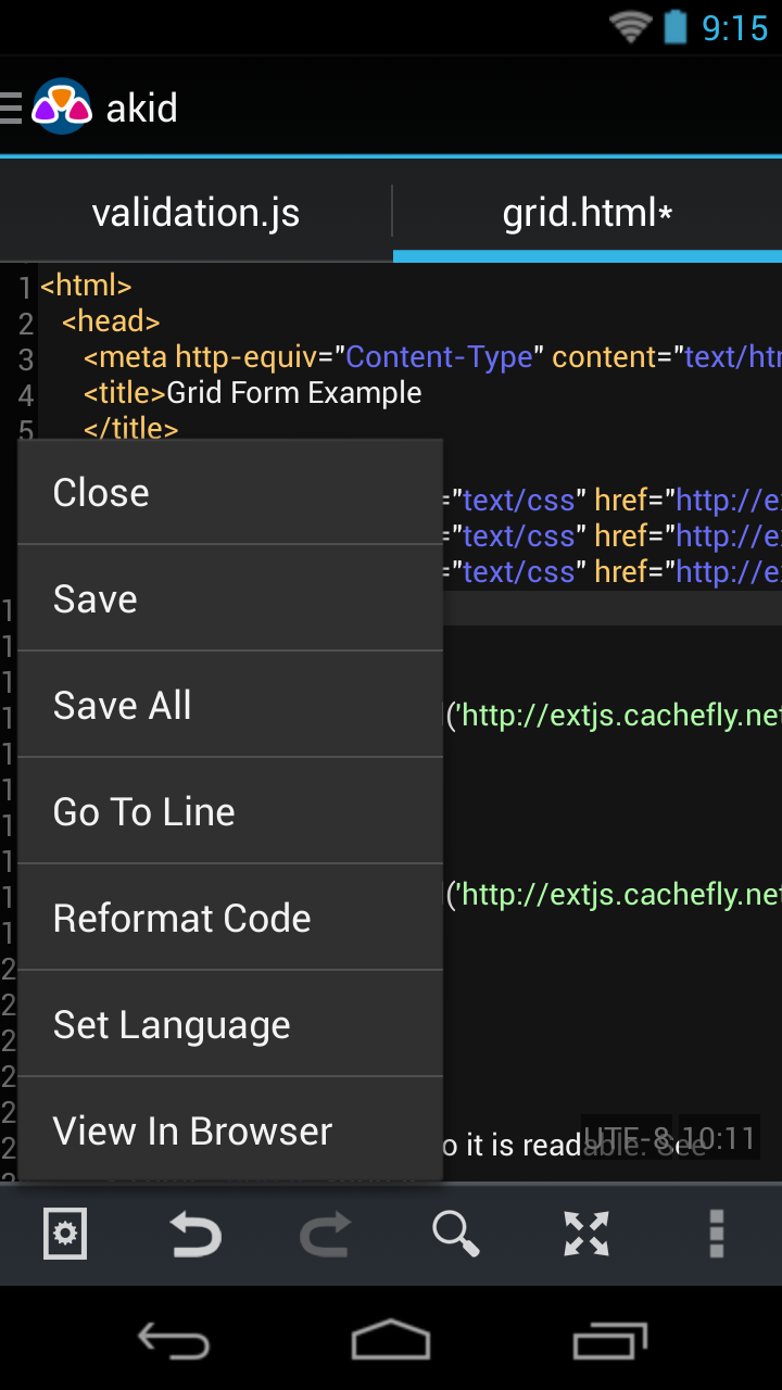 AWD - IDE/Code Editor for WEB - App on Amazon Appstore