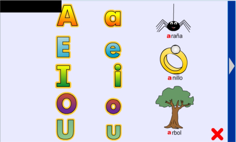 VOCALES ESPAÑOL VOWELS - Application sur Amazon Appstore