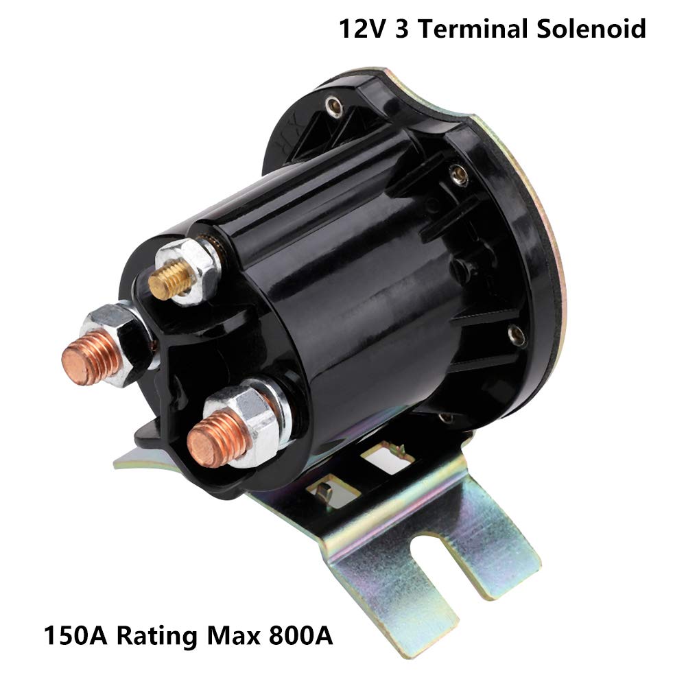 3 Terminal Solenoid Relay ABIGAIL 12V Starter Solenoid Relay - 150A ...