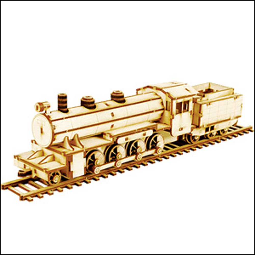 Amazon.com: Desktop Wooden Model Kit Steam Locomotive by Young Modeler ...