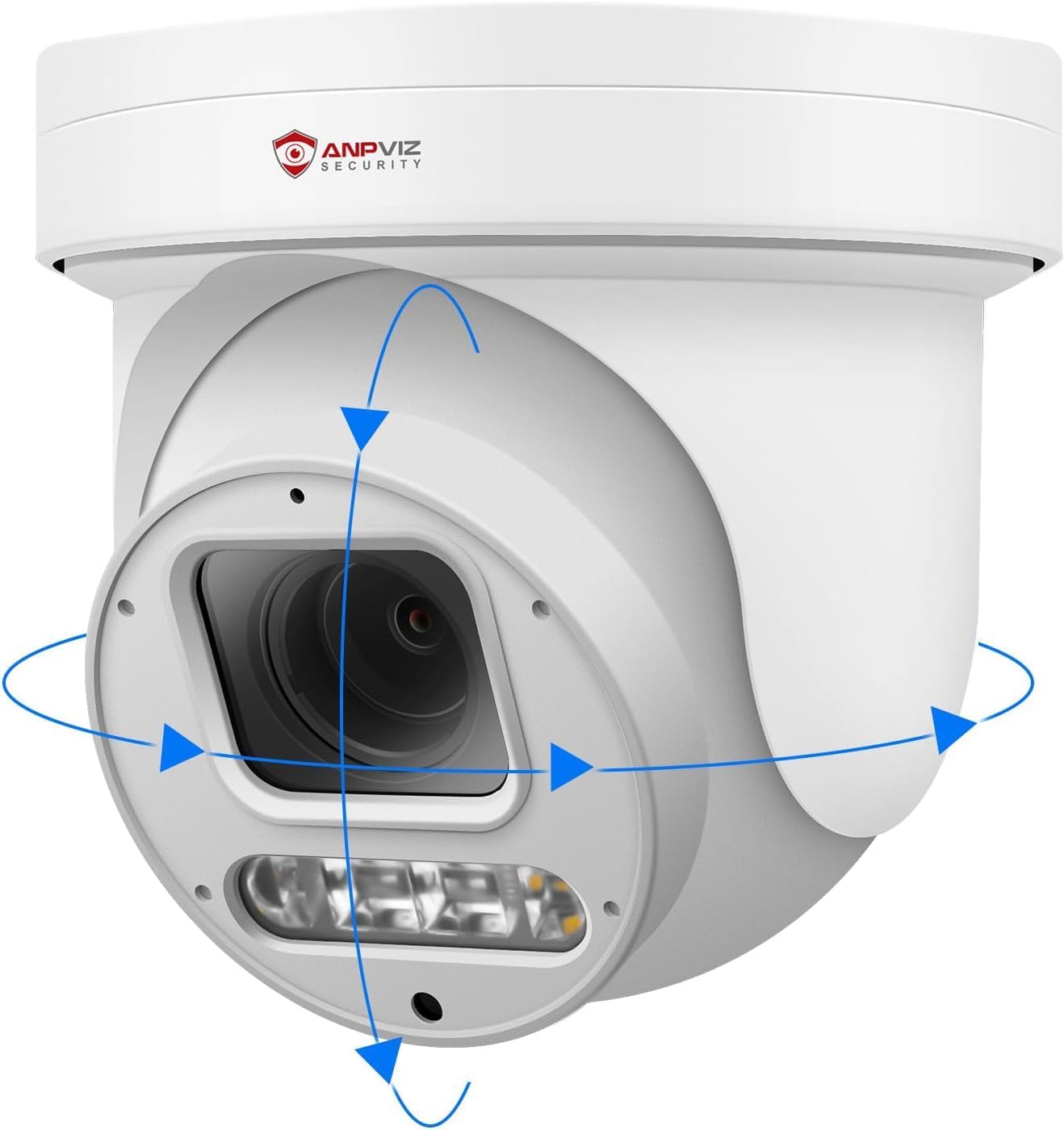 Amazon.com : Anpviz 4MP(2560x1440@25fps) POE PTZ IP Camera with 4X ...