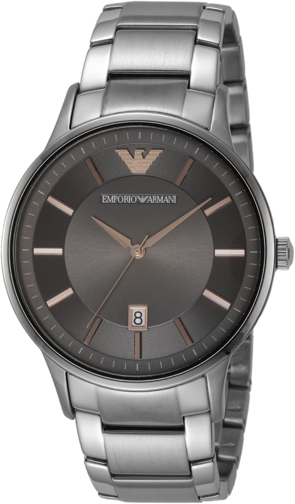 Amazon | [エンポリオアルマーニ] EMPORIO ARMANI 腕時計 レナト クオーツ AR11180 メンズ シルバー [並行 ...