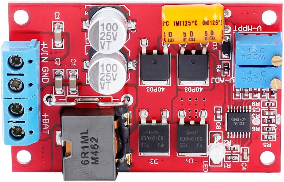 Amazon.com : LiFePO4 Lithium Battery Charger Module MPPT Solar Panel ...