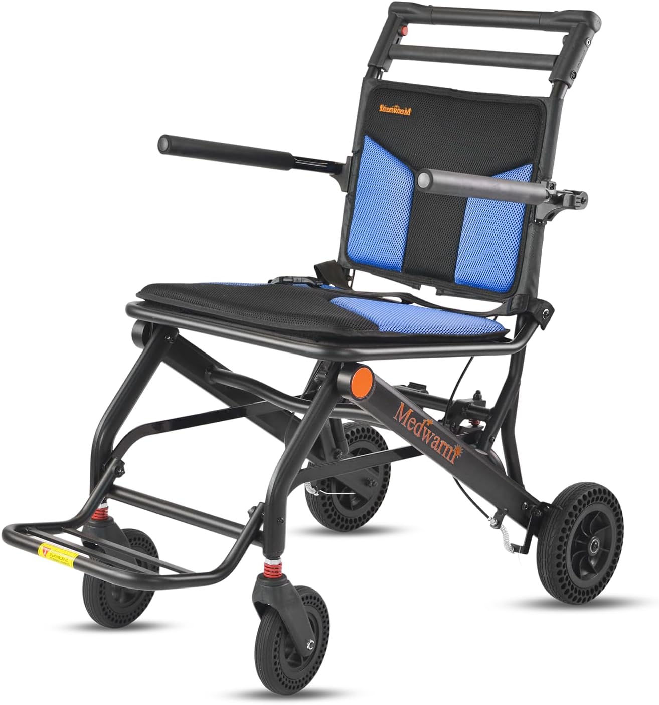 Amazon.com: Magshion Lightweight Transport Wheelchair with Aluminium ...
