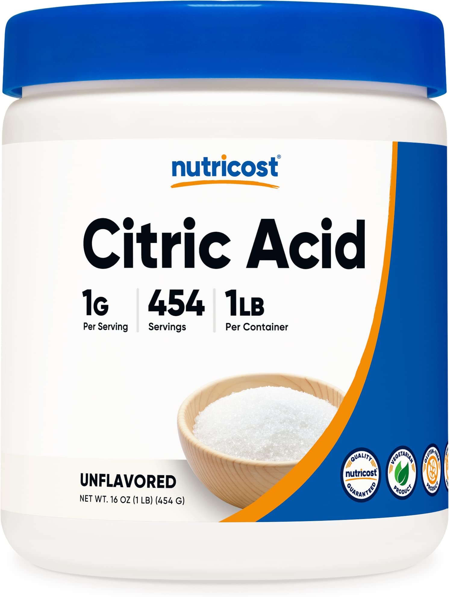 Amazon.com: Citric Acid Powder 1 lb. 100% Pure Food Grade, Kosher, Non ...