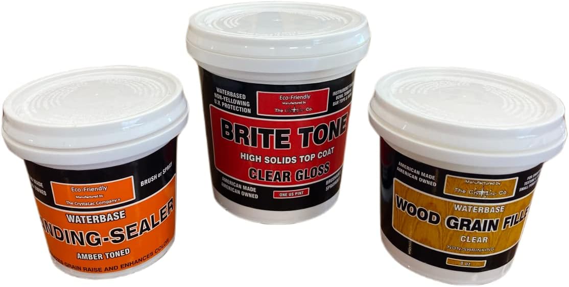 CrystaLac Brite Tone High Solids Polyurethane Instrument Finish 8 oz ...