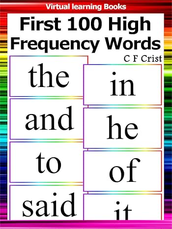 First 100 High Frequency Words: Individual Flashcards (Learn To Read ...