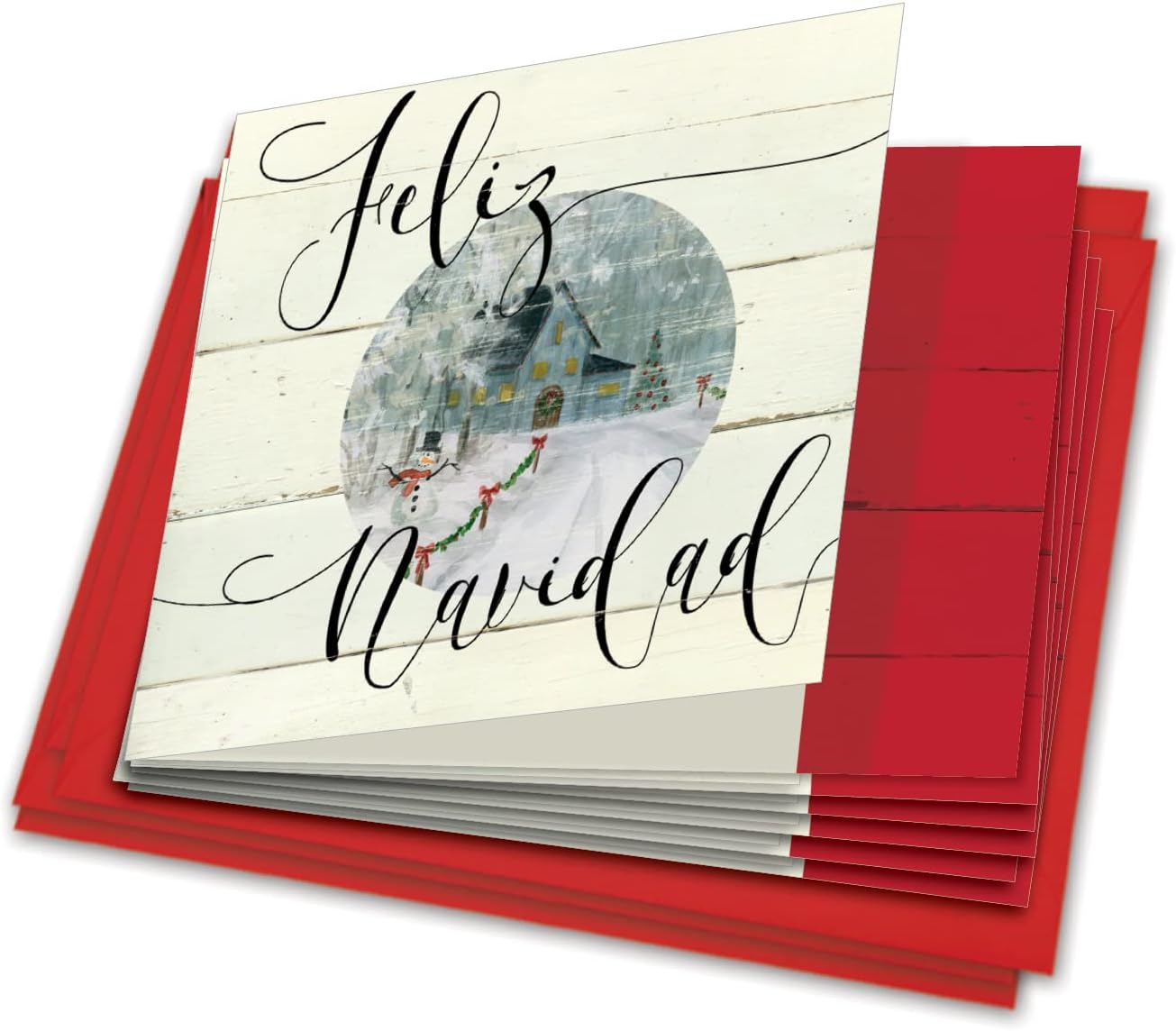 Amazon.com : The Best Card Company – 12 Spanish Christmas Boxed Blank ...