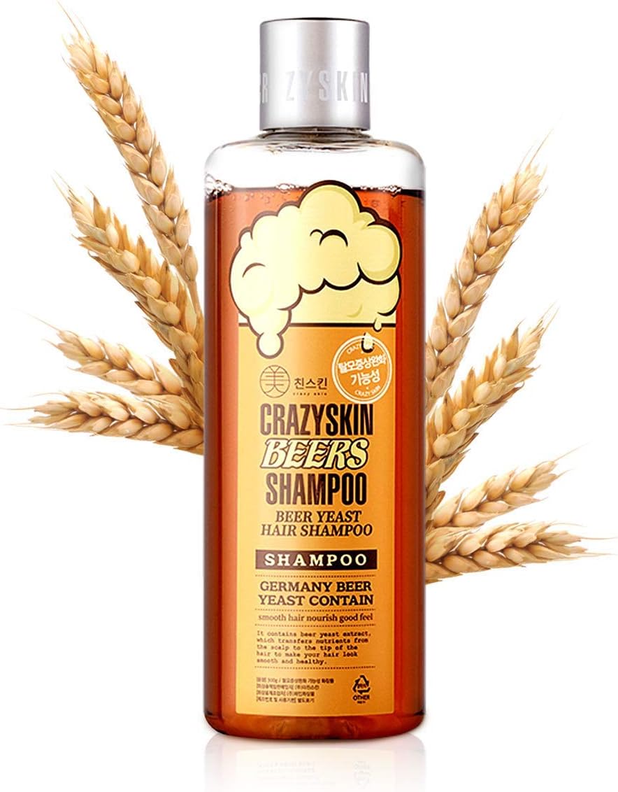 CRAZY SKIN Beers Shampoo - German Beer Yeast Scalp Care Hair Shampoo ...