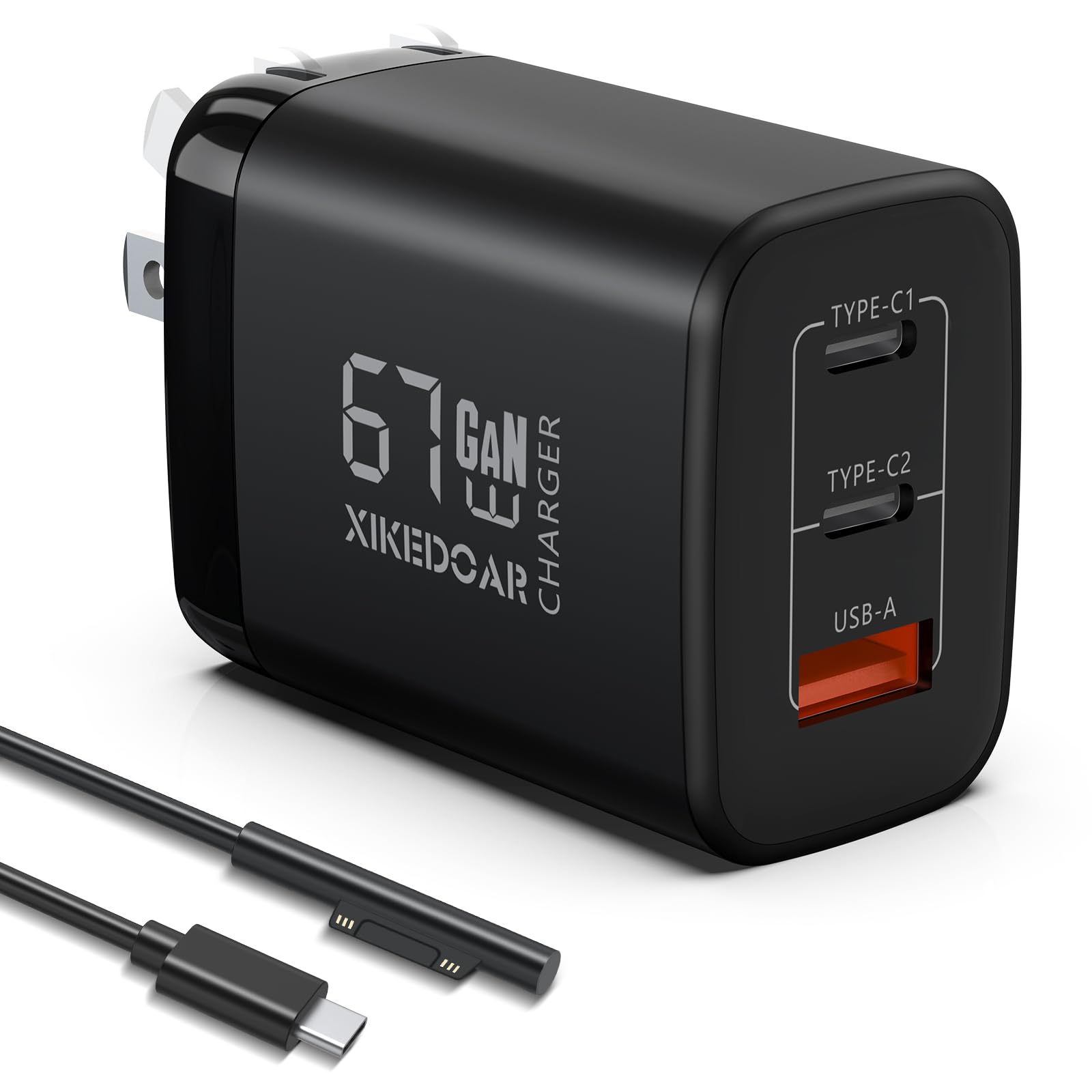 新品 PSE認証済み Microsoft Surface Pro互換ACアダプター 15V4A 65W Surface Book Book 2, Surface Pro 4, Pro 3用充電 ...