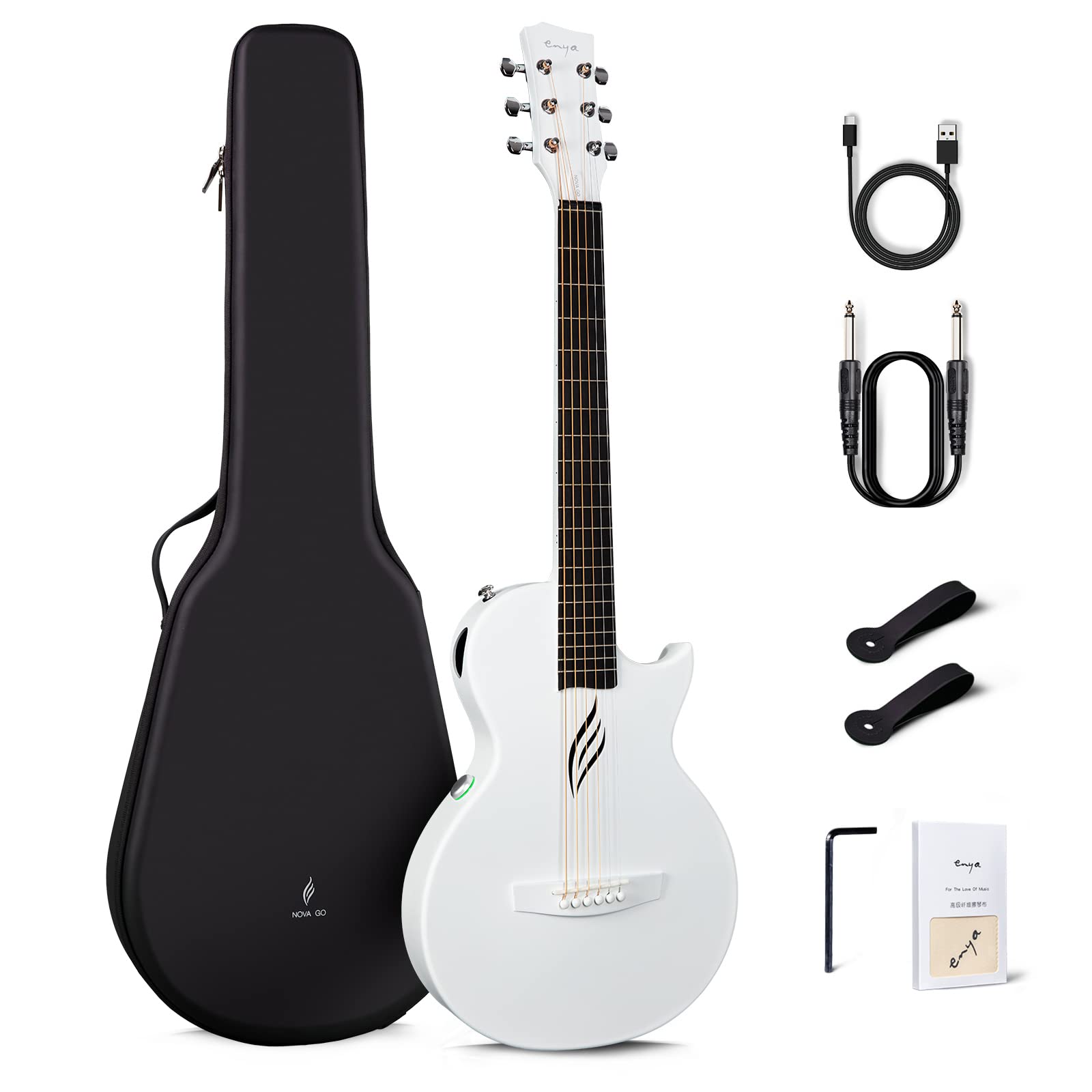 Enya NOVA Go SP1 Carbon Fiber Acoustic Electric Guitar with Smart ...