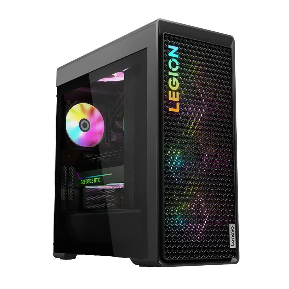 Amazon.com: Lenovo Legion Tower Gaming Desktop, AMD Ryzen 5 7600 6 Core ...