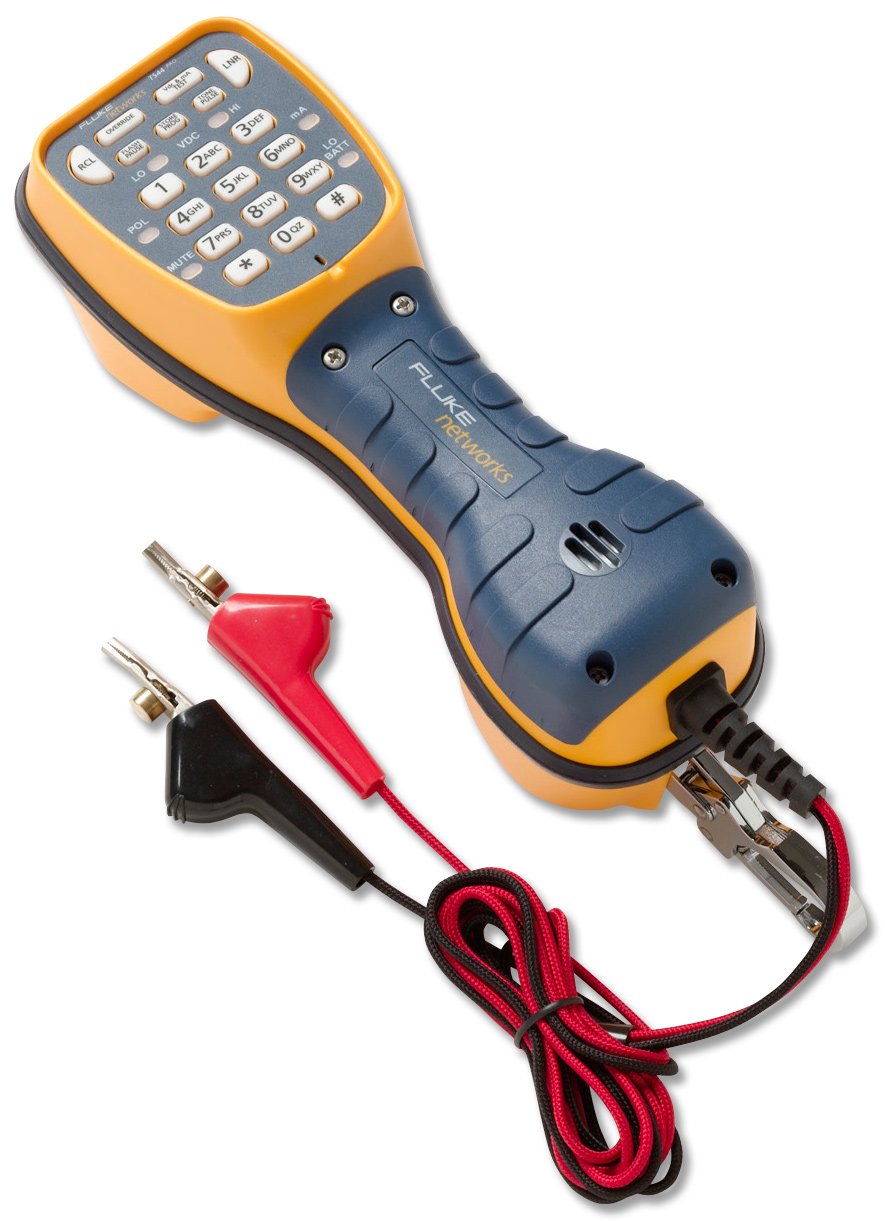 Fluke Networks 50801001 TS44 PRO Telephone Test Set with Piercing Pin ...