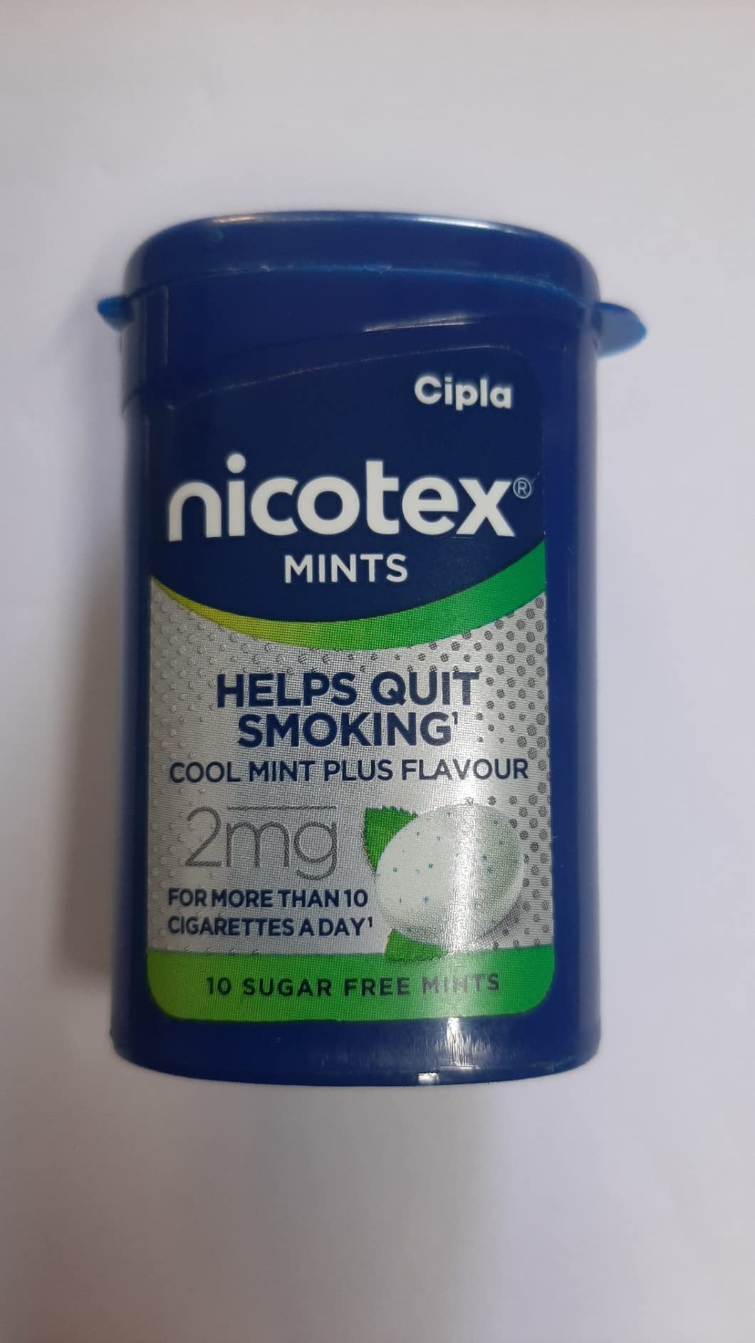 Buy Cipla Nicotex Mints | Nicotine 2mg Lozenges (360 Pcs) | Helps Quit ...