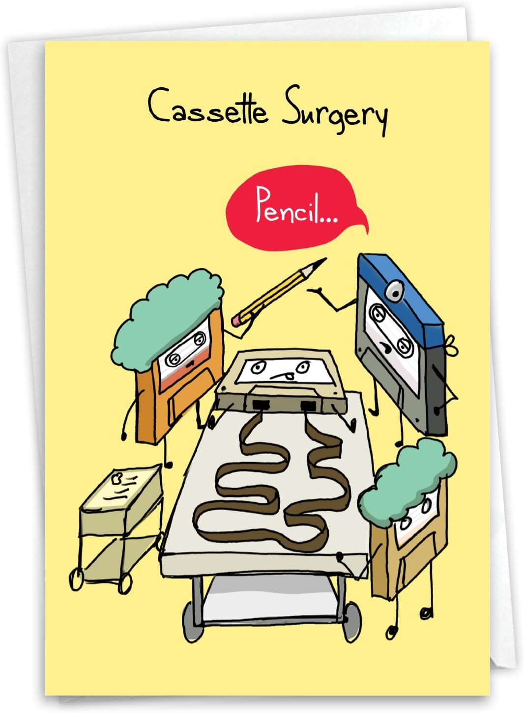 Amazon.com : NobleWorks, Funny Surgery Recovery Greeting Card with 5 x ...