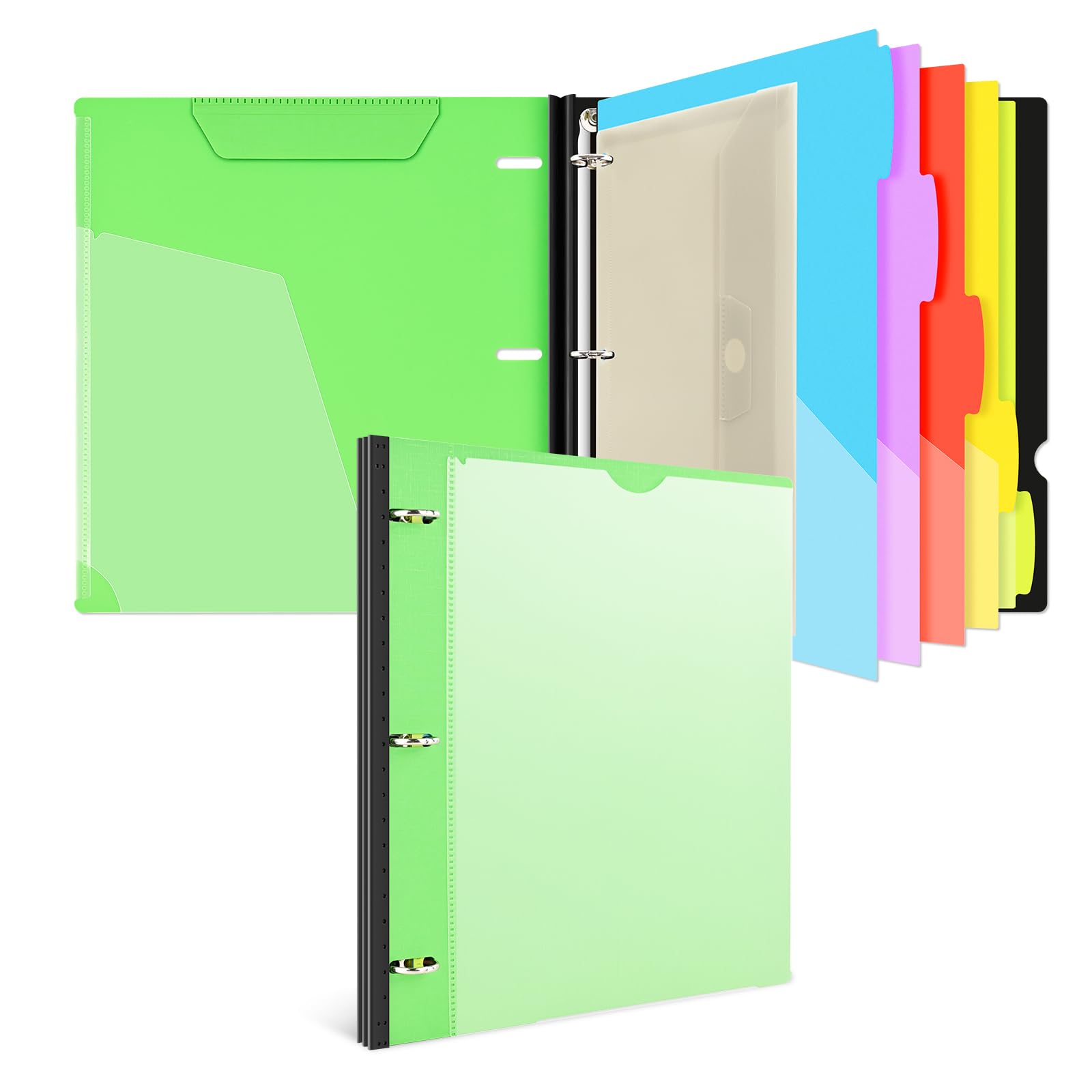 Snapklik.com : INFUN 1 Inch 3-Ring Telescoping Project Organizer Binder
