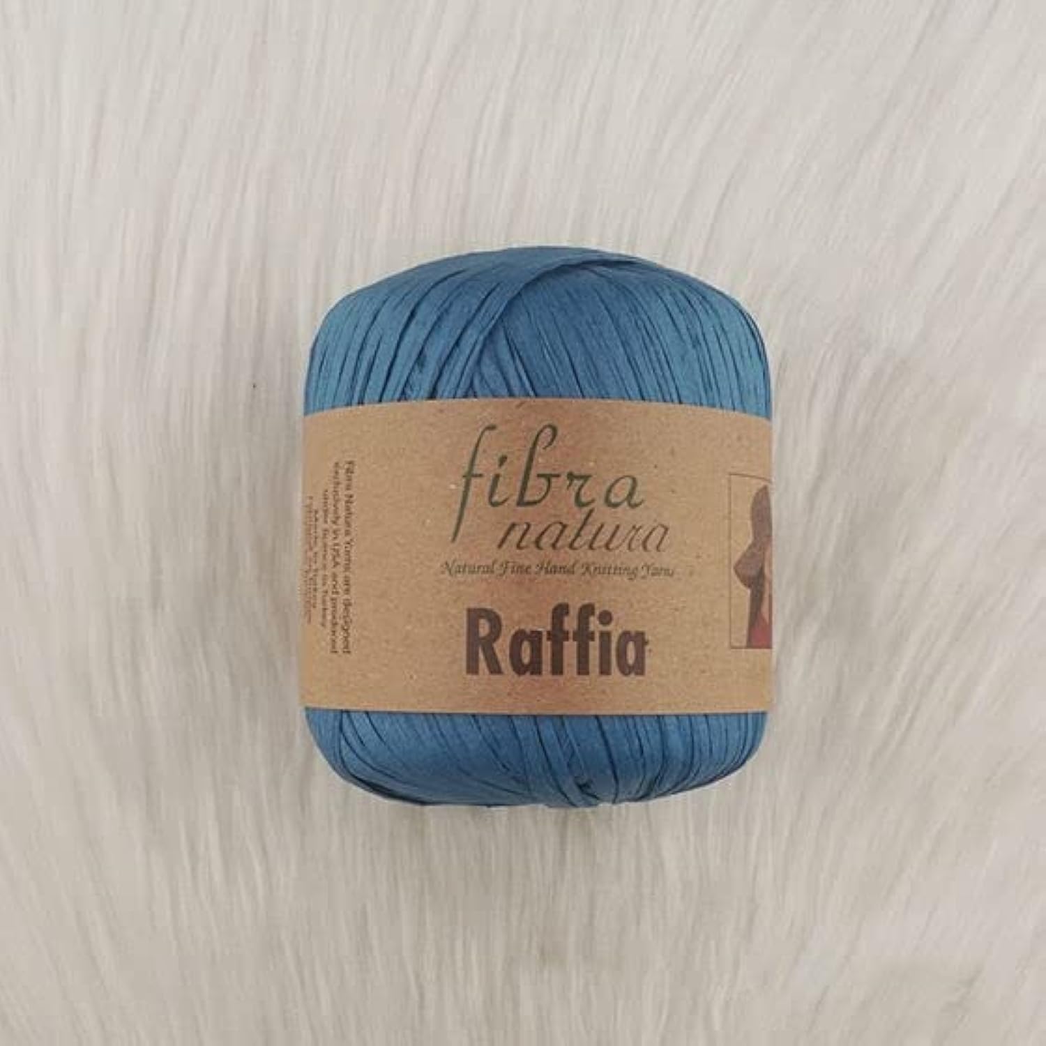 Amazon.com: Fibra Natura Raffia Yarn, %100 Cellulose Rayon, Paper ...