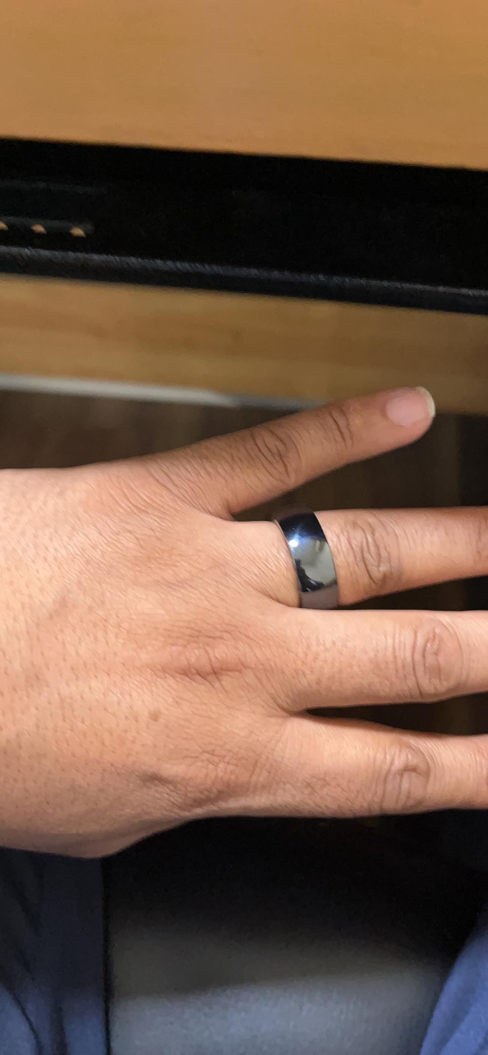 Boat Smartring Gen-1 with Premium Ceramic & Metal Build, Touch Controls ...