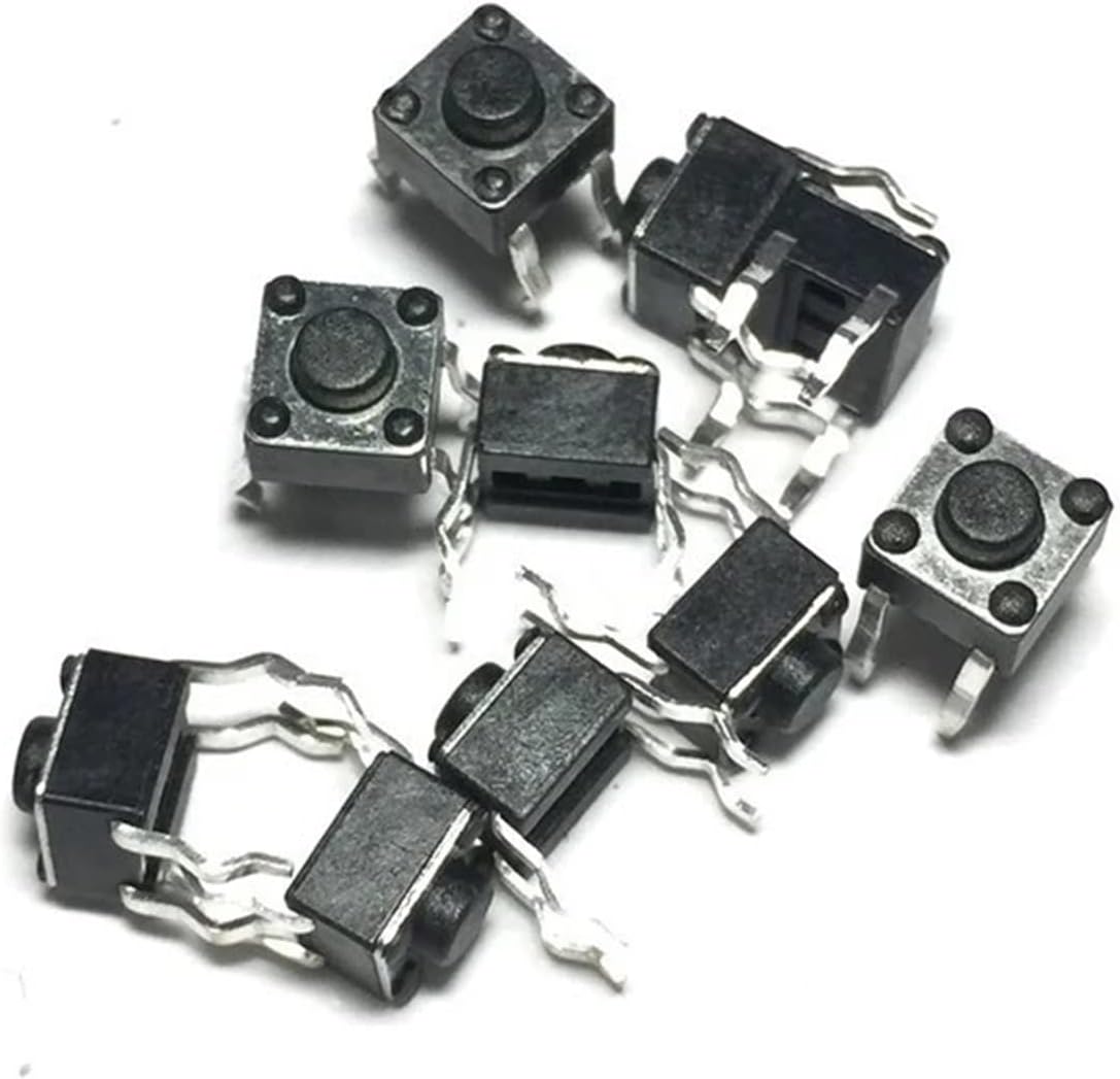 Amazon.com: DOUKI Microswitches Power Switch Button 100pcs 6 * 6 * 4.3 ...